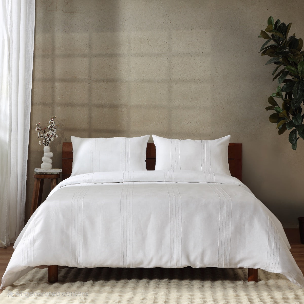 100% French Linen Heirloom Collection White Duvet Collection – Whites ...